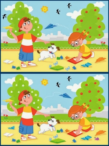 Spot The Difference For Kids Soakploaty