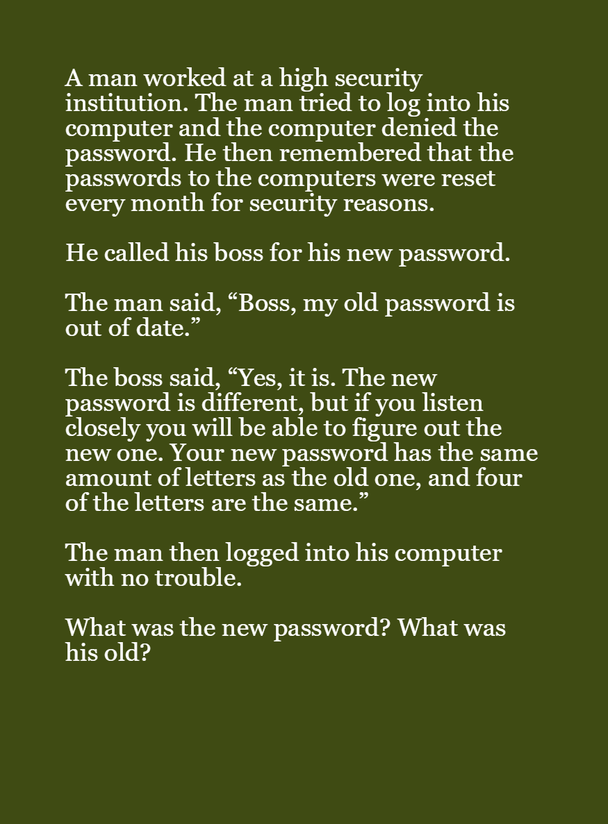 Out of date different password puzzle PB out-of-date-different-password-puzzle-pb